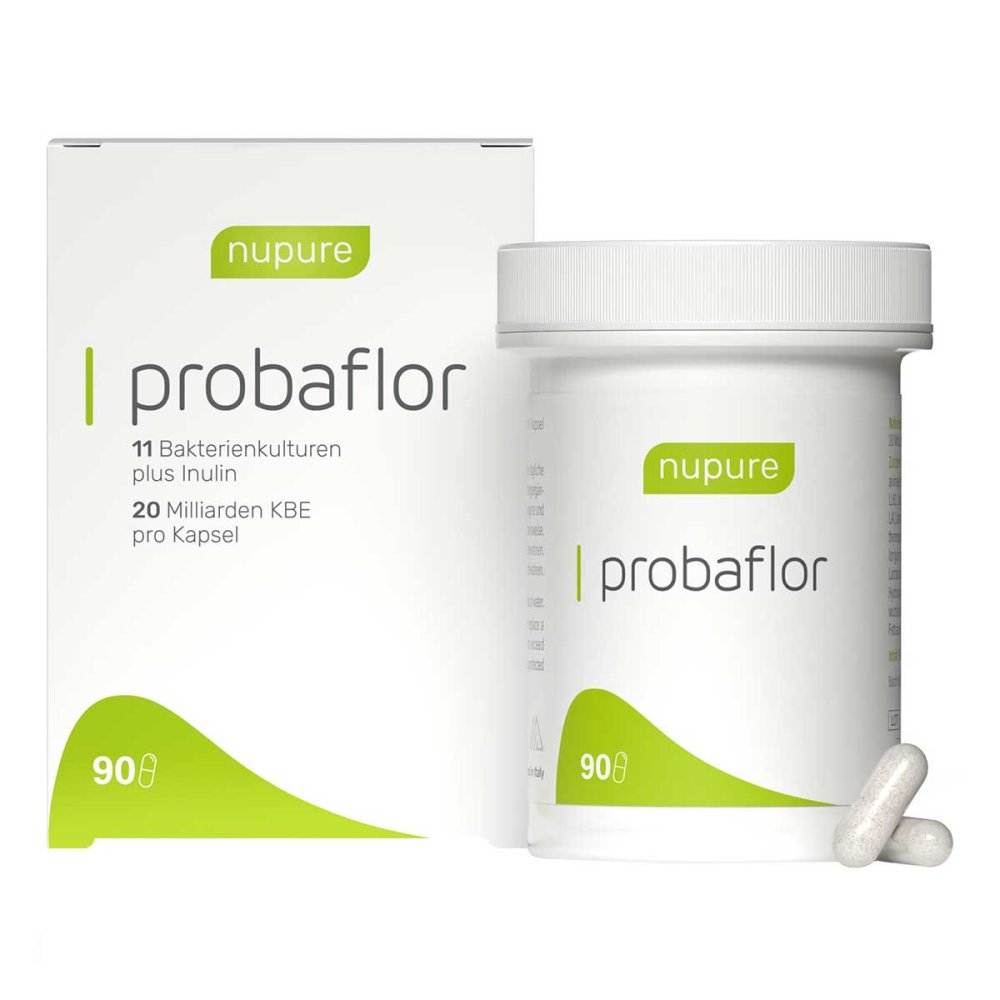 Nupure probaflor Probiotikum magensaftresistent Kapseln 90 stk