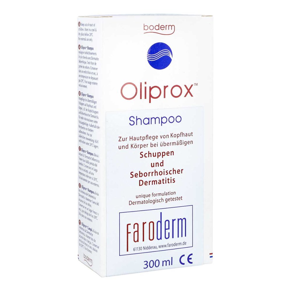 Oliprox Shampoo b.seb.Dermatitis und Schuppen 300 ml