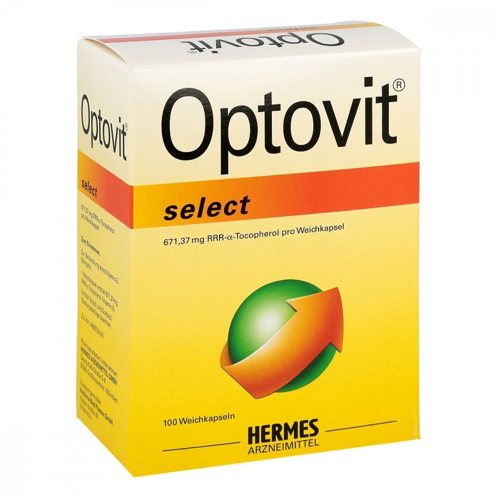 Optovit select 1.000 I.e. Kapseln 100 stk online kaufen