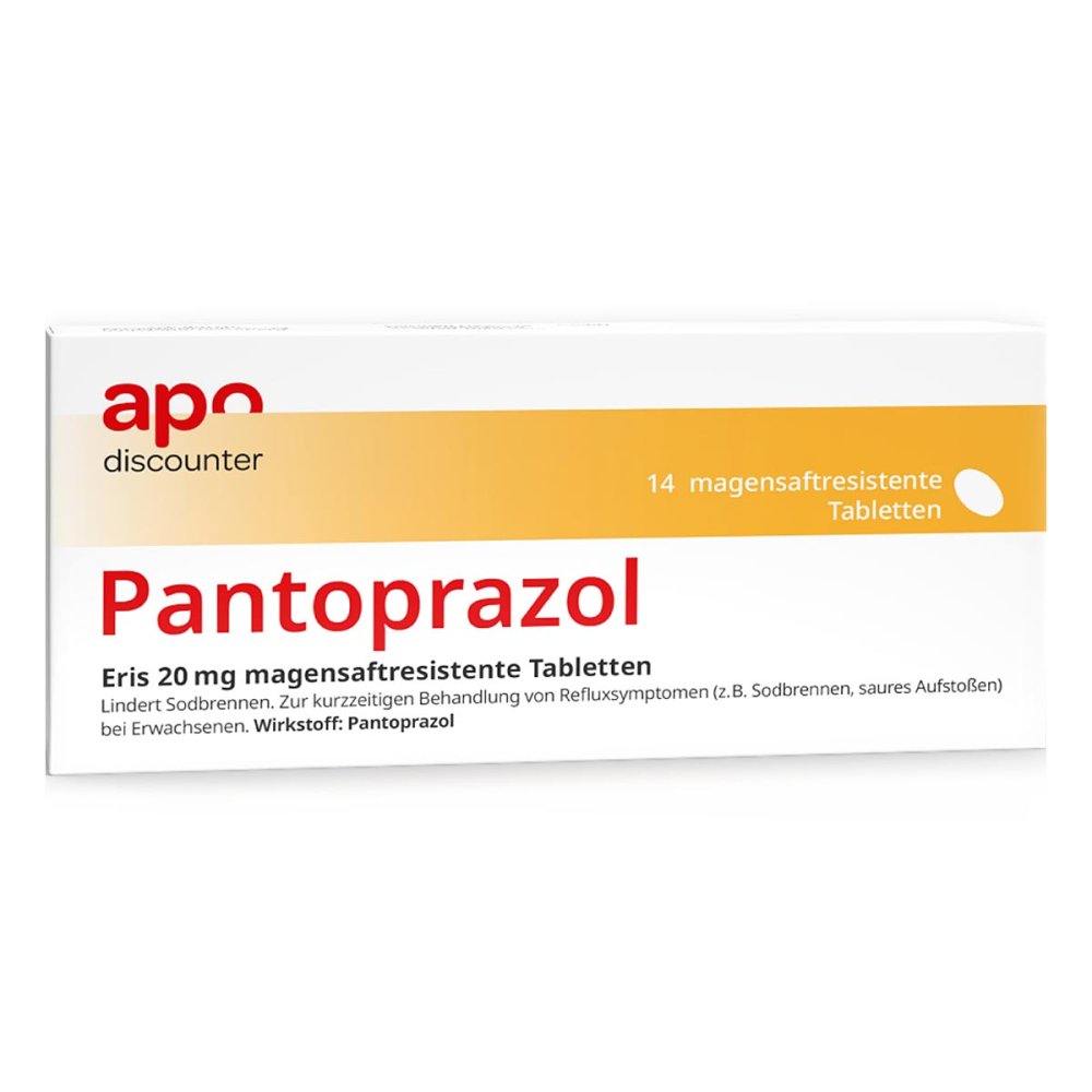 Pantoprazol 20 mg – rezeptfrei (14 Stück)