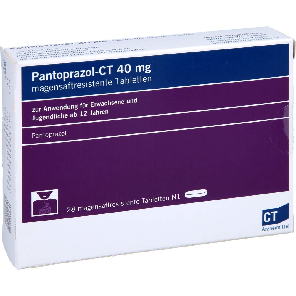 Pantoprazol-ct 40 mg magensaftresistente Tabletten 28 stk