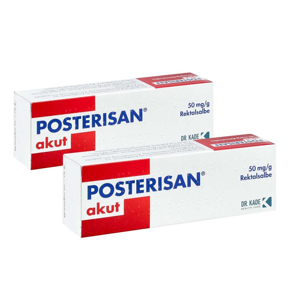 Posterisan akut bei Hämorrhoiden 50mg/g Rektalsalbe 2x25 g