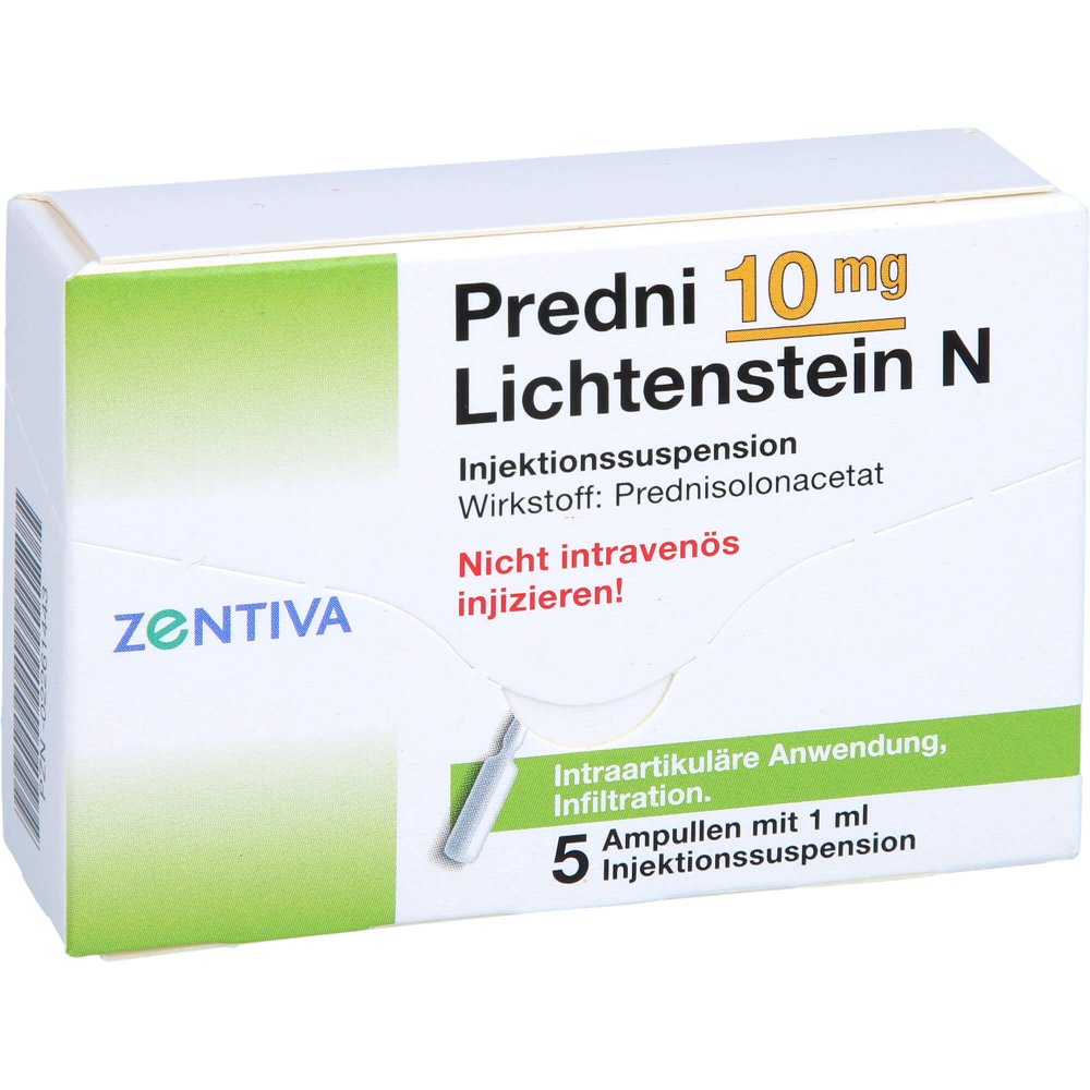 Predni 10 mg Lichtenstein N Kristallsuspension ampullen 5X1 ml
