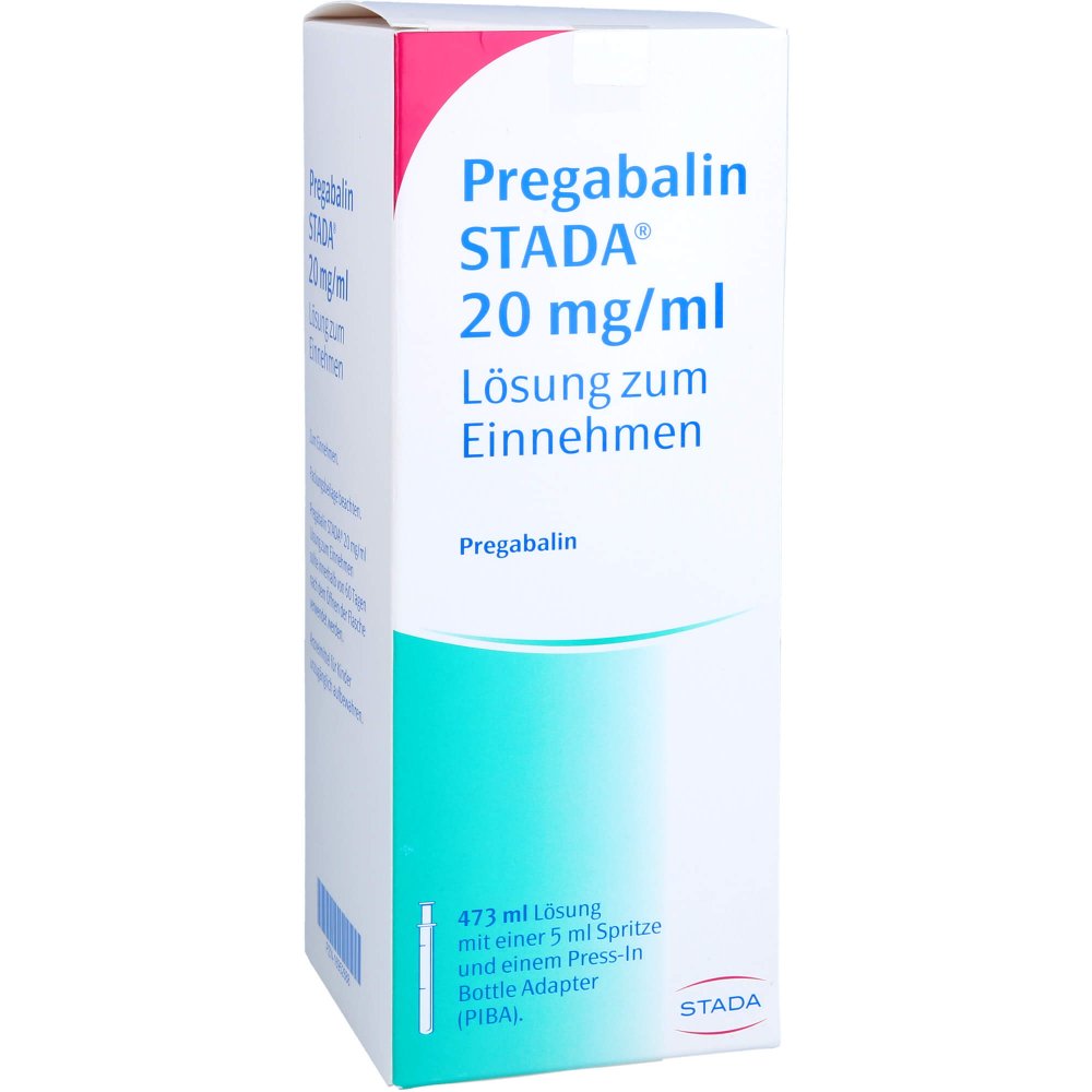 Pregabalin Stada 20 Mg/ml Lösung Zum Einnehmen 473 ml