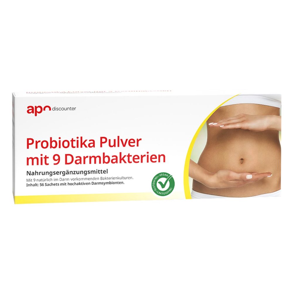 Probiotika Pulver mit 9 Darmbakterien für die Darmflora / Darm 56 stk