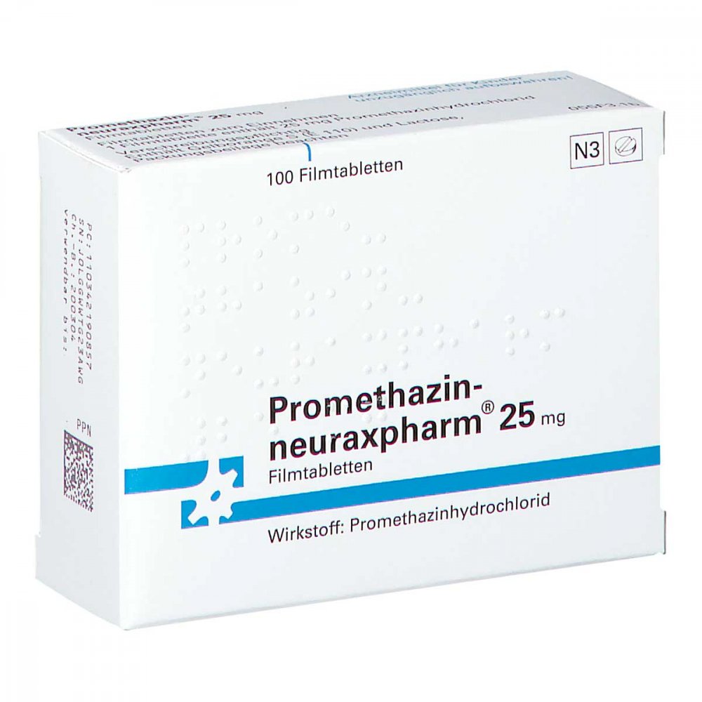 Promethazin-neuraxpharm 25mg 100 stk online kaufen