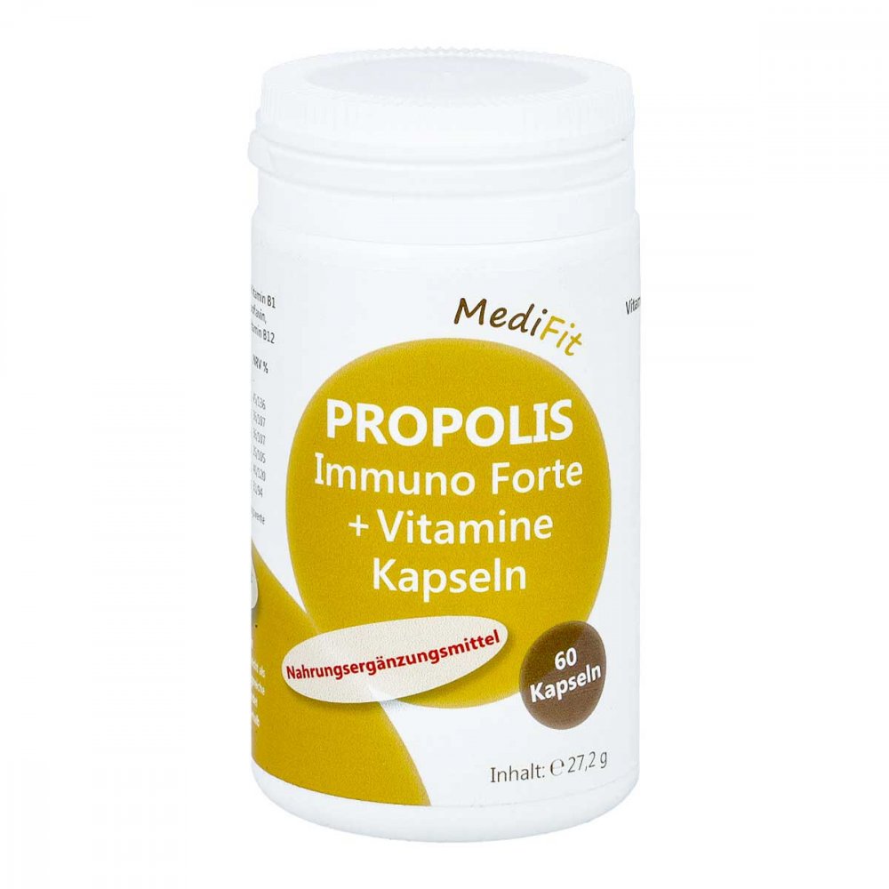 Propolis Immuno Forte + Vitamine Kapseln Medifit 60 stk