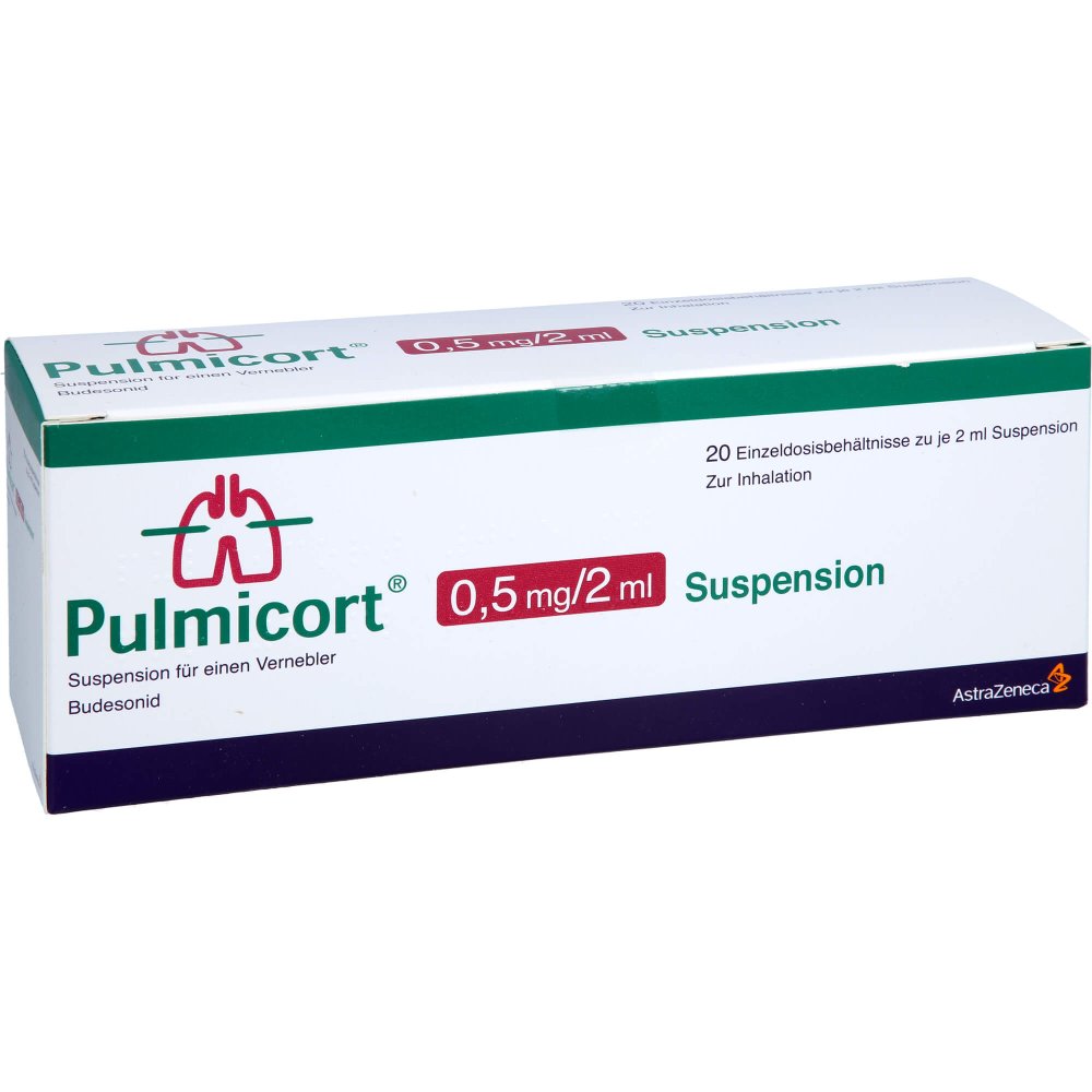Pulmicort 0,5 mg/2 ml Suspension für einen Vernebler 20X2 ml