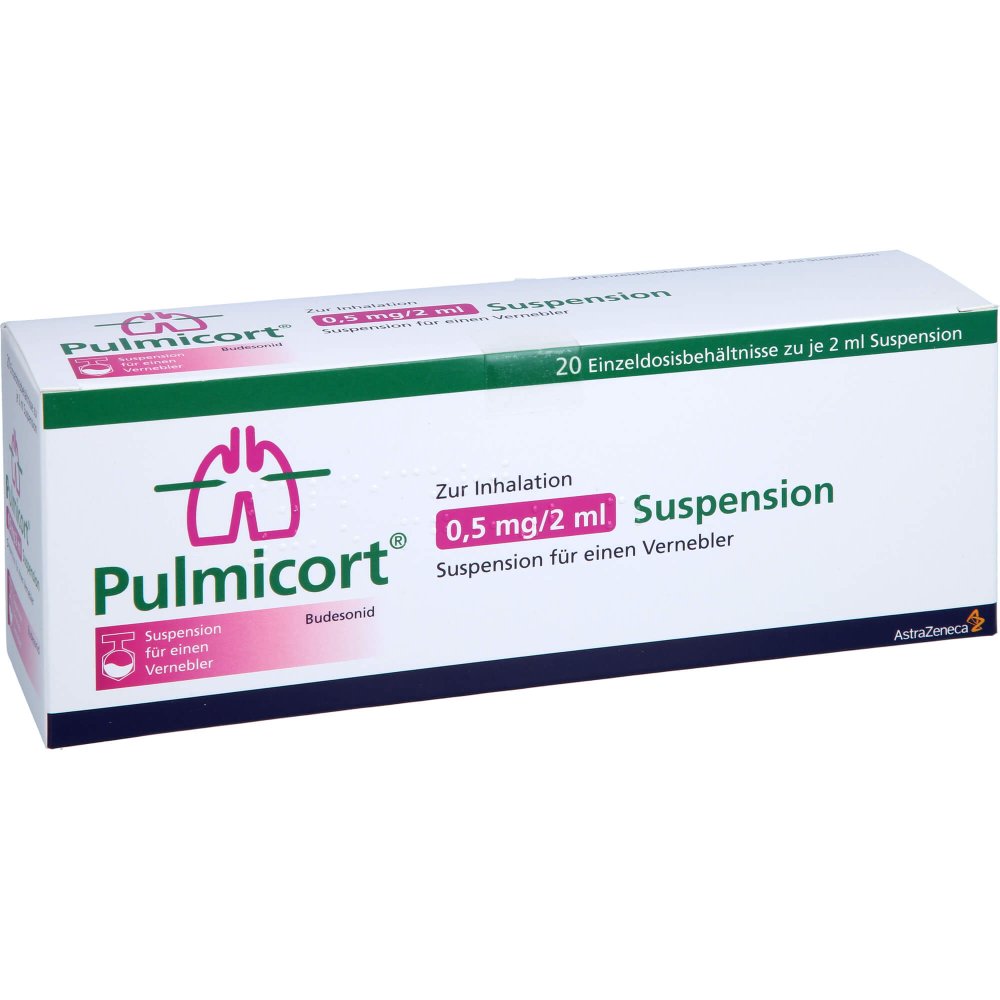 Pulmicort 0,5 mg/2 ml Suspension für einen Vernebler 20X2 ml