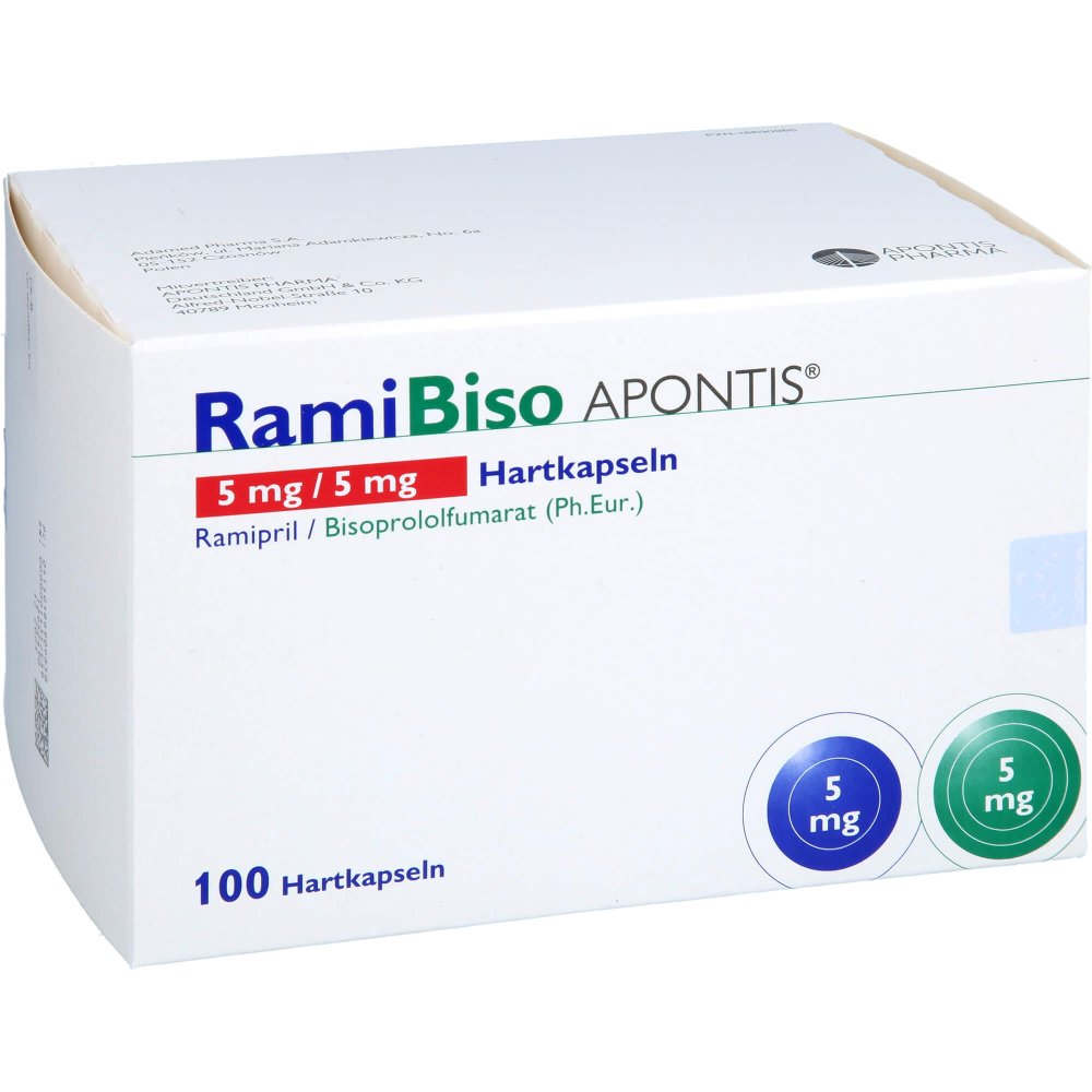 Ramibiso Apontis 5 Mg/5 Mg Hartkapseln 100 stk