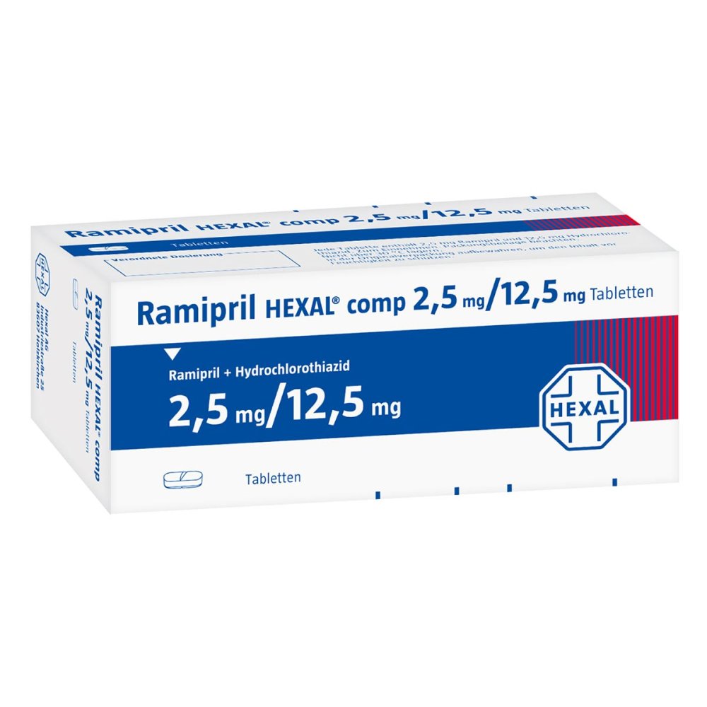 Ramipril Hexal compositus 2,5 mg/12,5 mg Tabletten 100 stk
