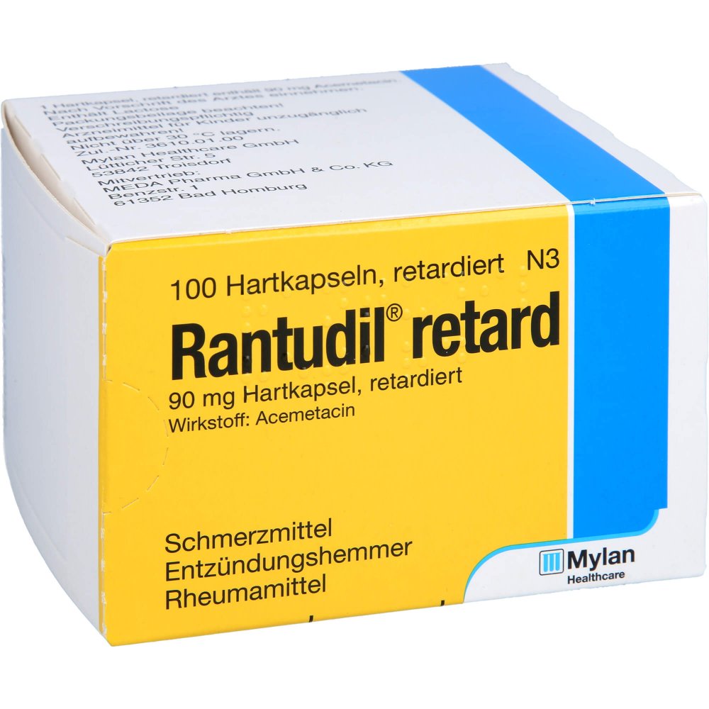 Rantudil retard Kapseln 100 stk online kaufen
