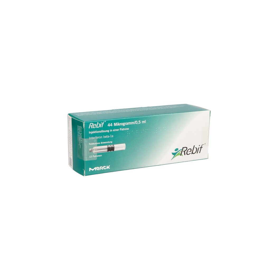 Rebif 44 Mikrogramm/0,5ml iniecto lsg.patrone 12 stk