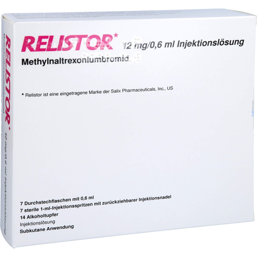 Relistor 12 mg/0,6 ml Injektionslösung 7 stk online kaufen