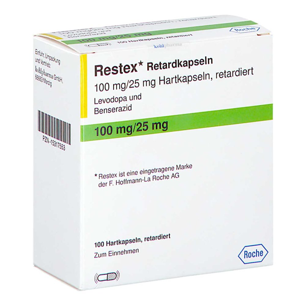 Restex 100 mg/25 mg Hartkapseln retardiert 100 stk