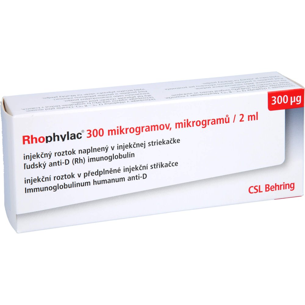 Rhophylac 300 [my]g/2 ml Injektionslösung in Fertigsp 1X2 ml