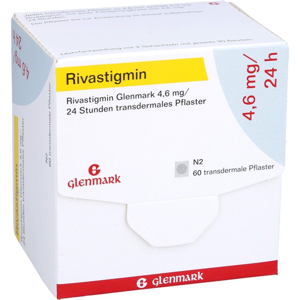 Rivastigmin Glenmark 4,6mg/24 Stunden 60 stk online kaufen