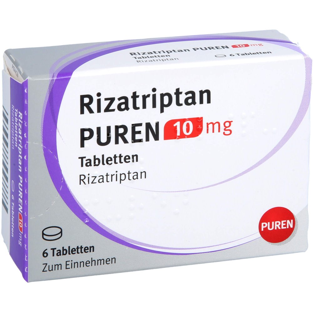 Rizatriptan Puren 10 mg Tabletten 6 stk online kaufen