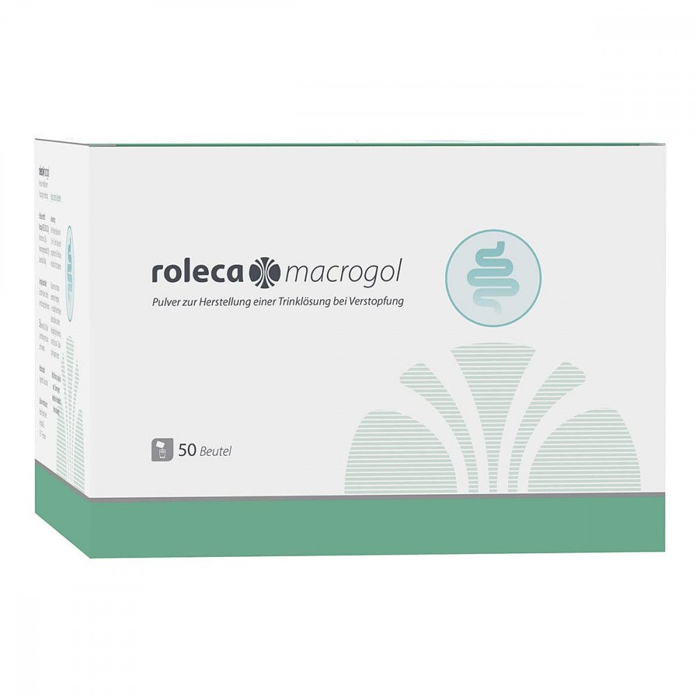 Roleca Macrogol Plv.z.her.e.lsg.z.einnehmen 50 stk