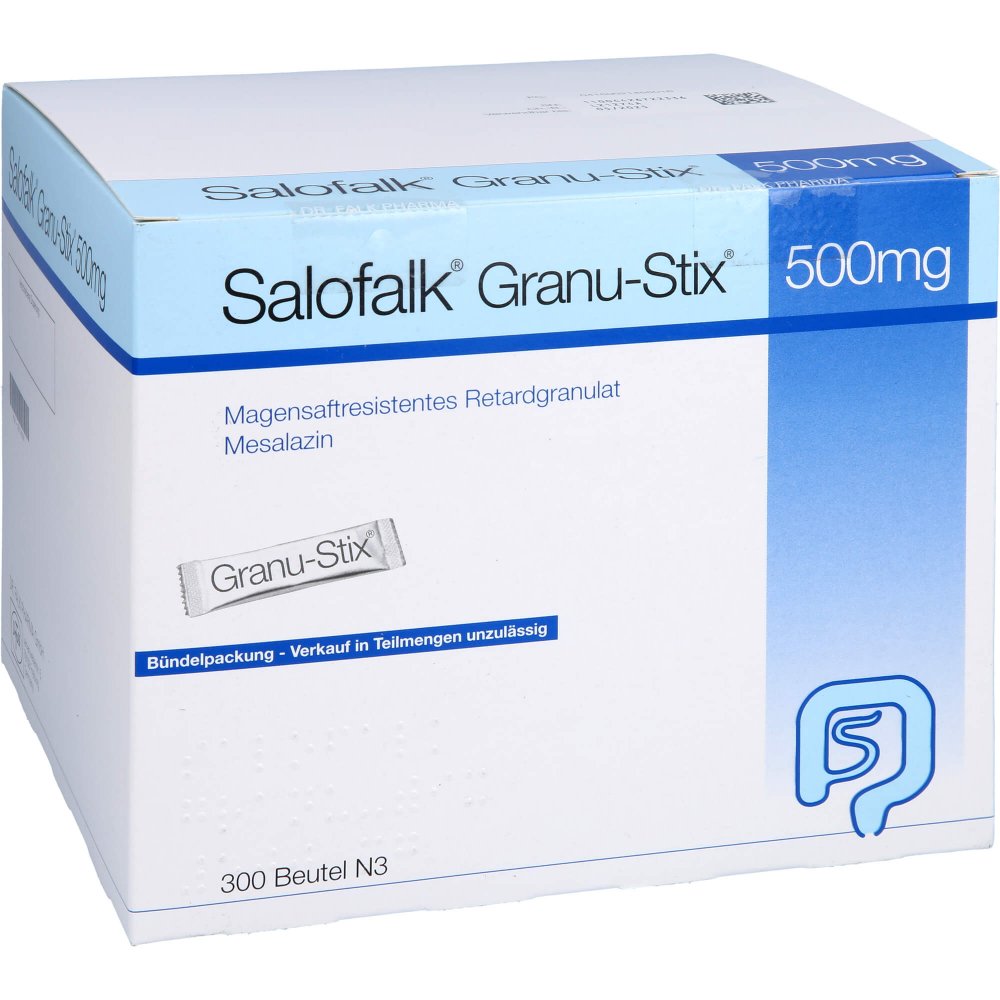 Salofalk Granu-Stix 500mg magensaftresistent 300 stk