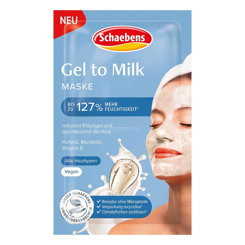 Schaebens Gel To Milk Maske 1 stk online kaufen