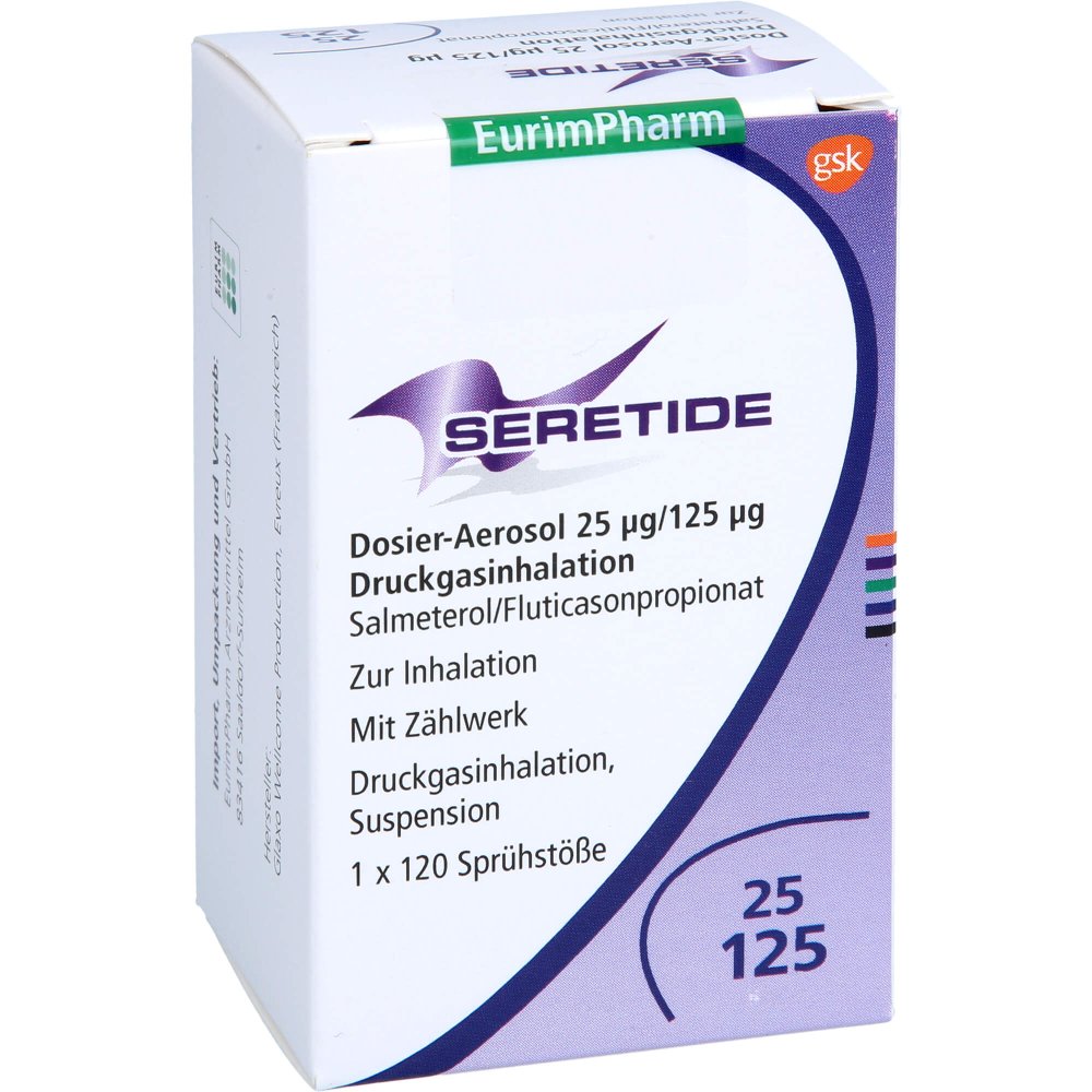 Seretide Dosier-aerosol 25 Μg/125 Μg 120 Hub 120 stk