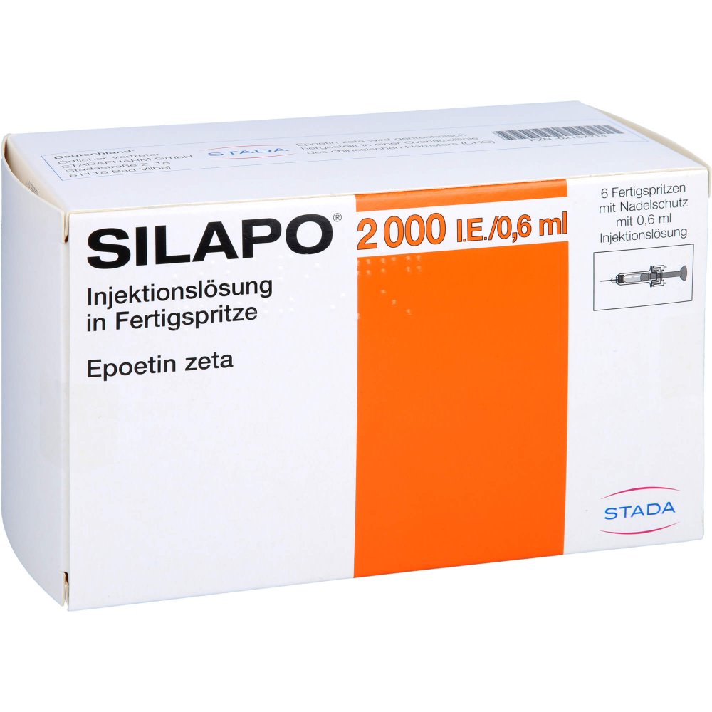 Silapo 2.000 I.e./0,6 ml Fertigspritzen 6X1 stk