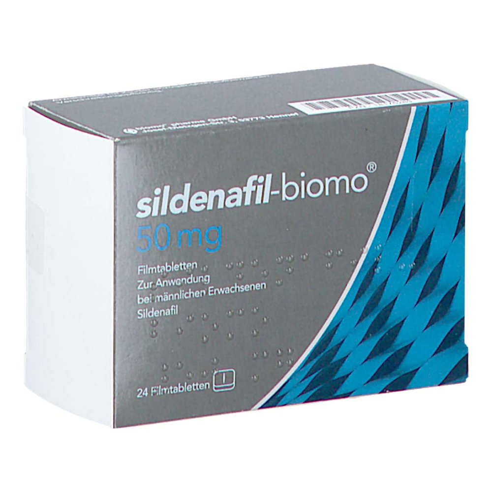 Sildenafil-biomo 50 Mg Filmtabletten 24 stk online kaufen