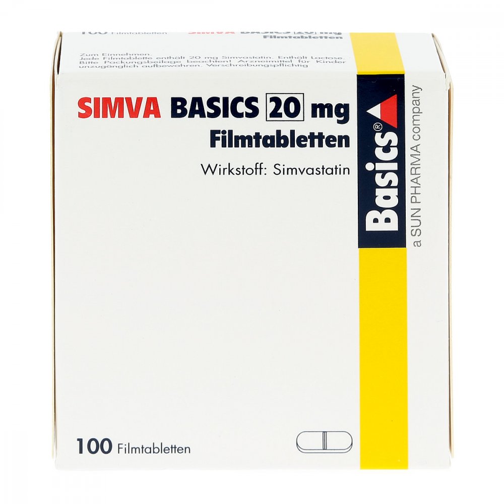 SIMVA BASICS 20mg 100 stk günstig bei apo.com