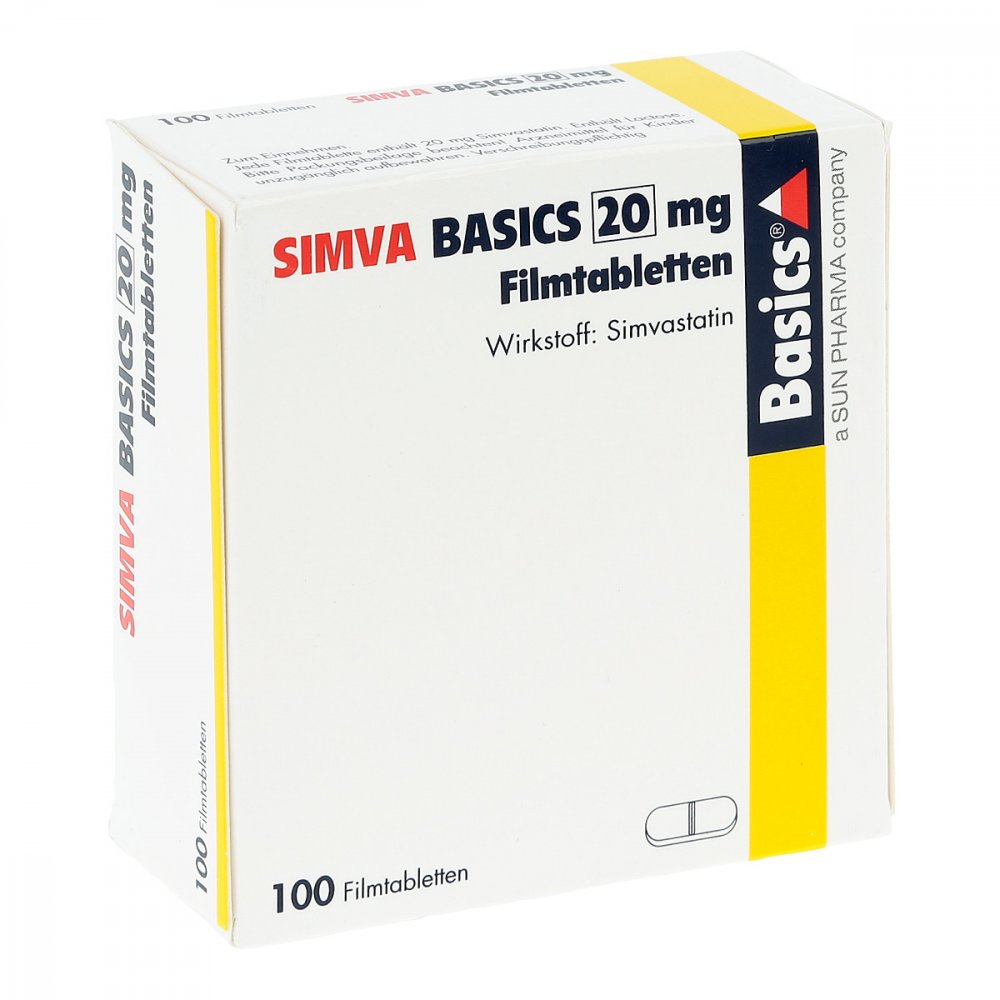 SIMVA BASICS 20mg 100 stk online kaufen günstig bei apo.com
