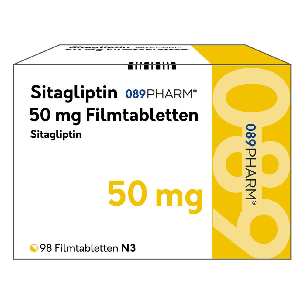 Sitagliptin 089pharm 50 Mg Filmtabletten 98 stk