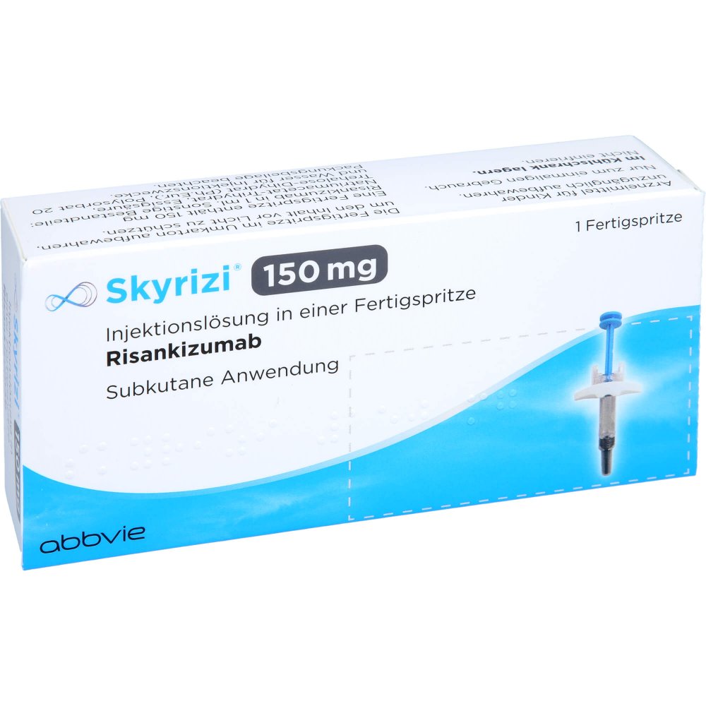 Skyrizi 150 Mg Injektionslösung I.e.fertigspritze 1 stk
