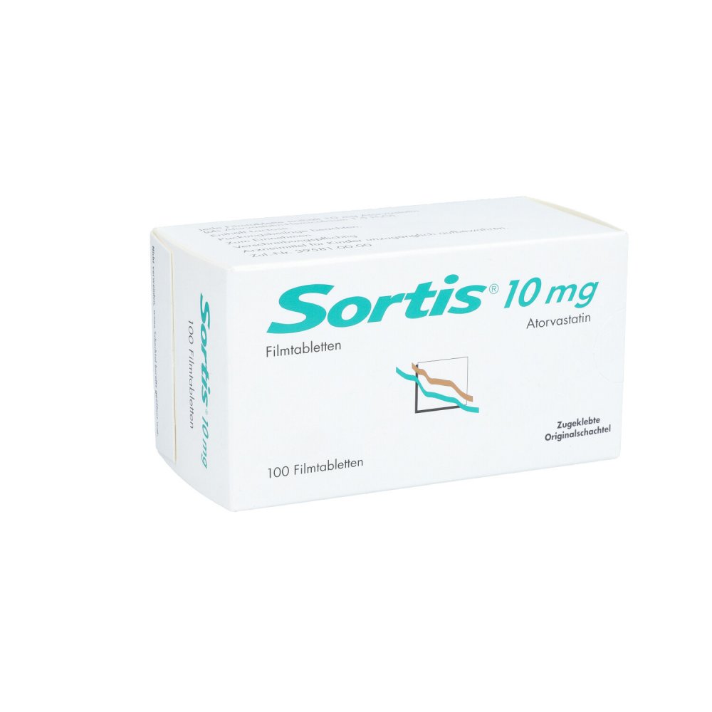 Sortis 10 mg Filmtabletten 100 stk online kaufen