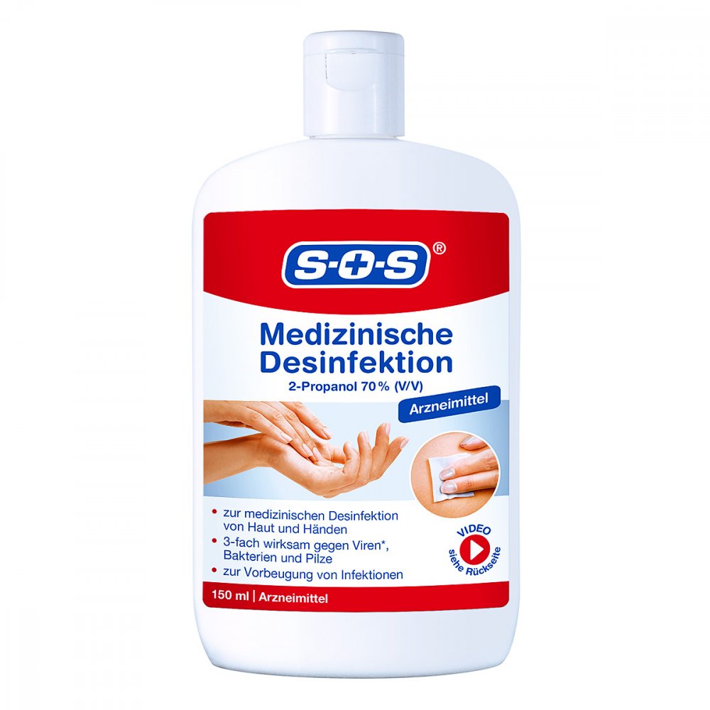 Sos Medizinische Desinfektion Hände/haut 150 ml