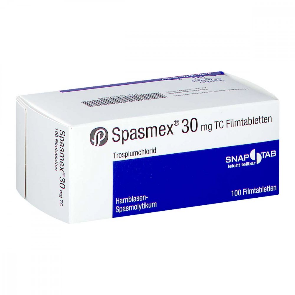 Spasmex 30 mg Tc Filmtabletten 100 stk online kaufen