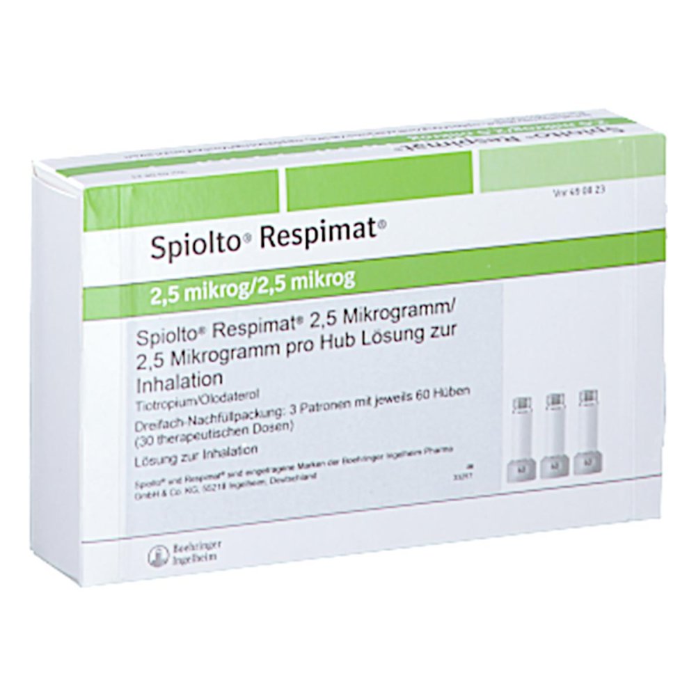 Spiolto Respimat 2,5 Μg/2,5 Μg Hub Nachfüllpackung 3X4.0 ml