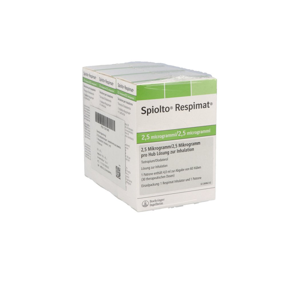 Spiolto Respimat 2,5 Μg/2,5 Μg Pro Hub Inhal.-lsg. 3X4 ml