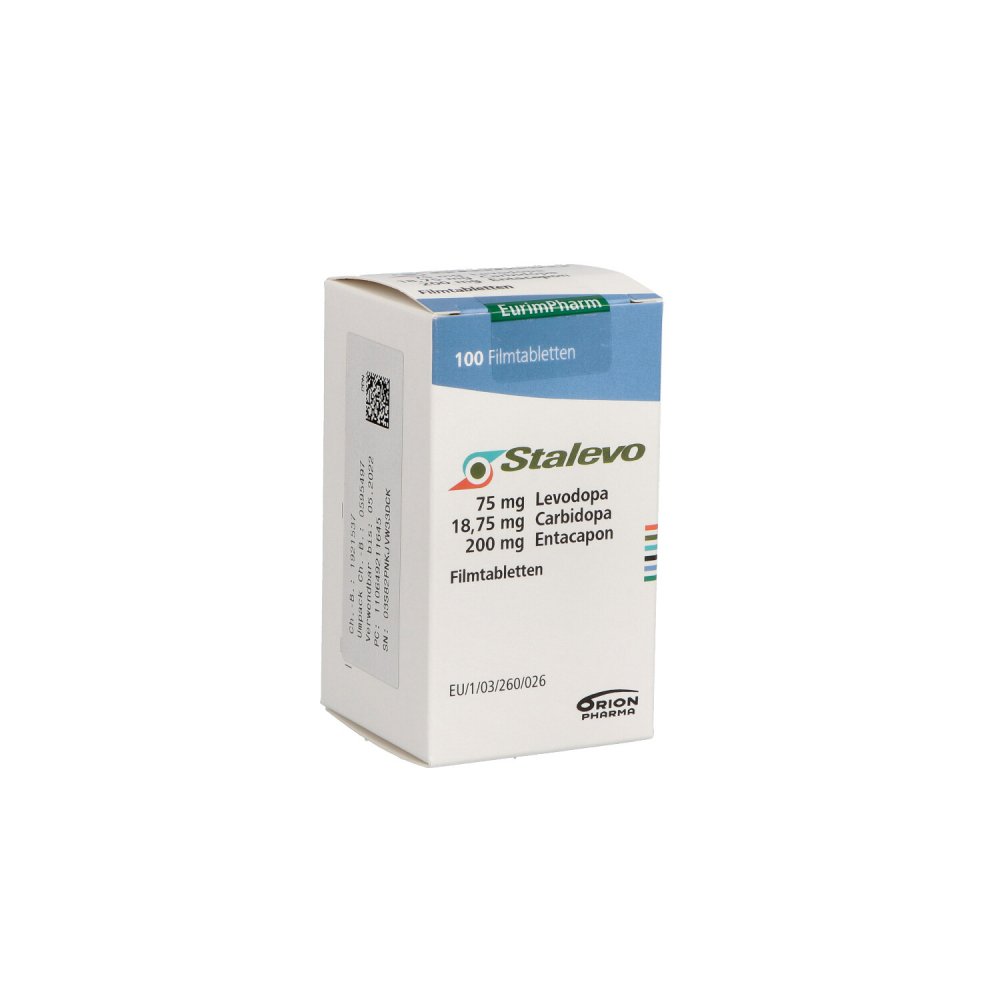 Stalevo 75 mg/18,75 mg/200 mg Filmtabletten 100 stk