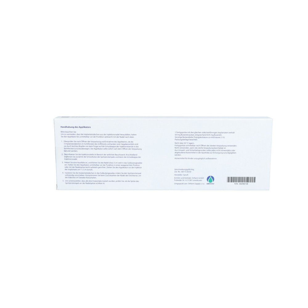 Suprefact Depot 3-monatsimplantat i.e.Fertigspr. 1 stk