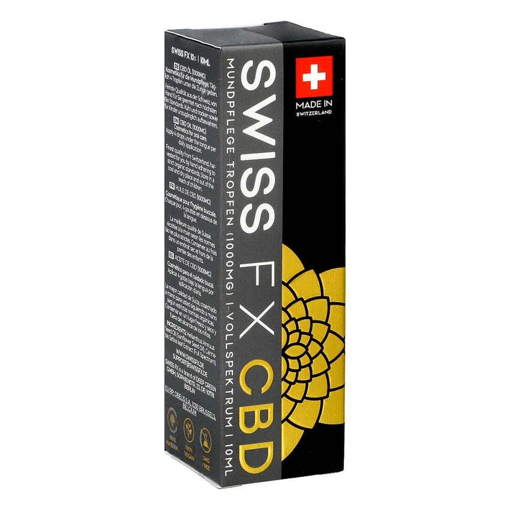 Swiss Fx Cbd 10% Fs Cannabidiol öl 1000 Mg 10 ml