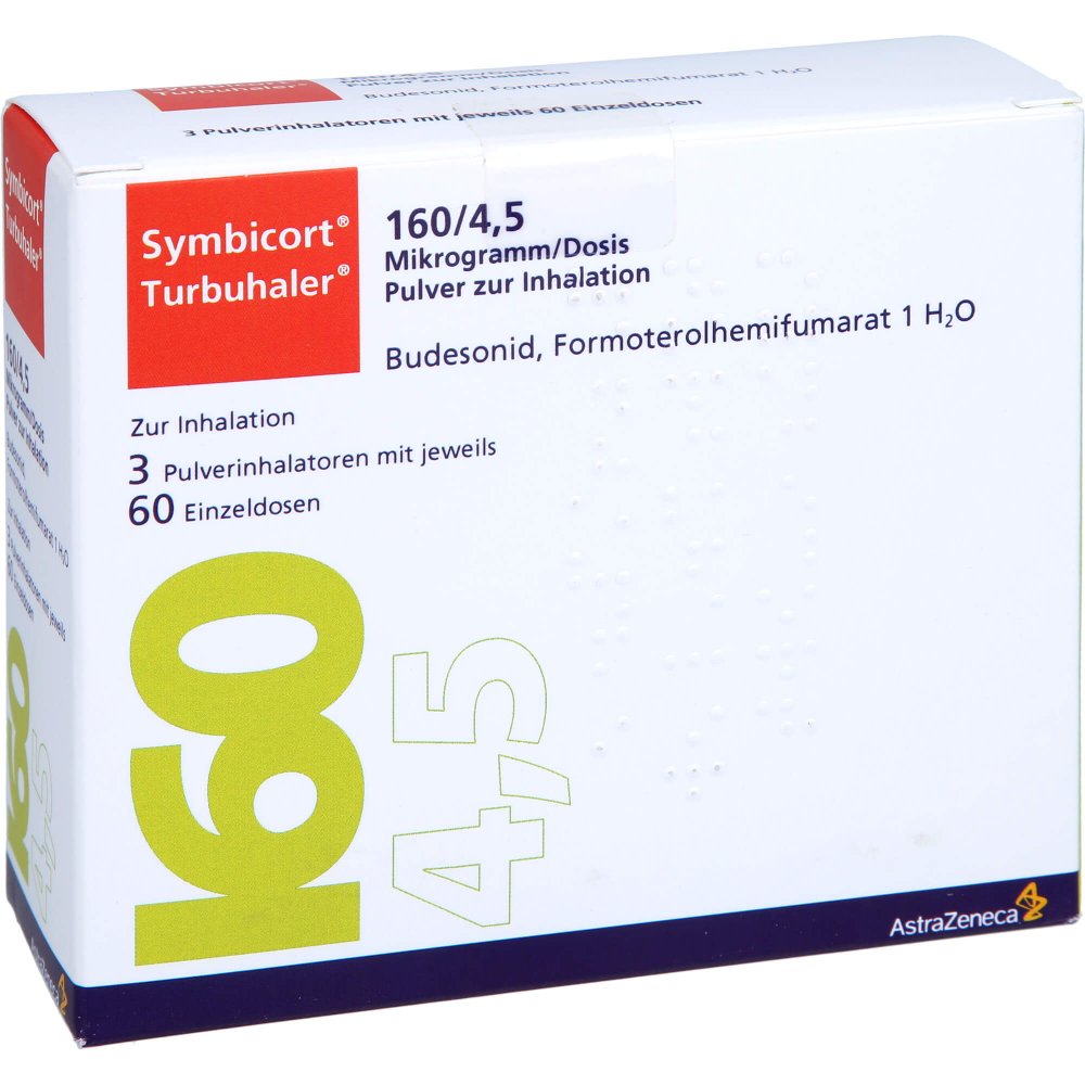 Symbicort Turbohaler 160/4,5 Μg/dosis 60 Ed 3 stk