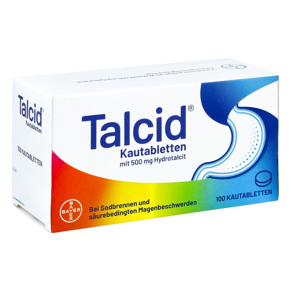Talcid bei Sodbrennen 100 stk online kaufen