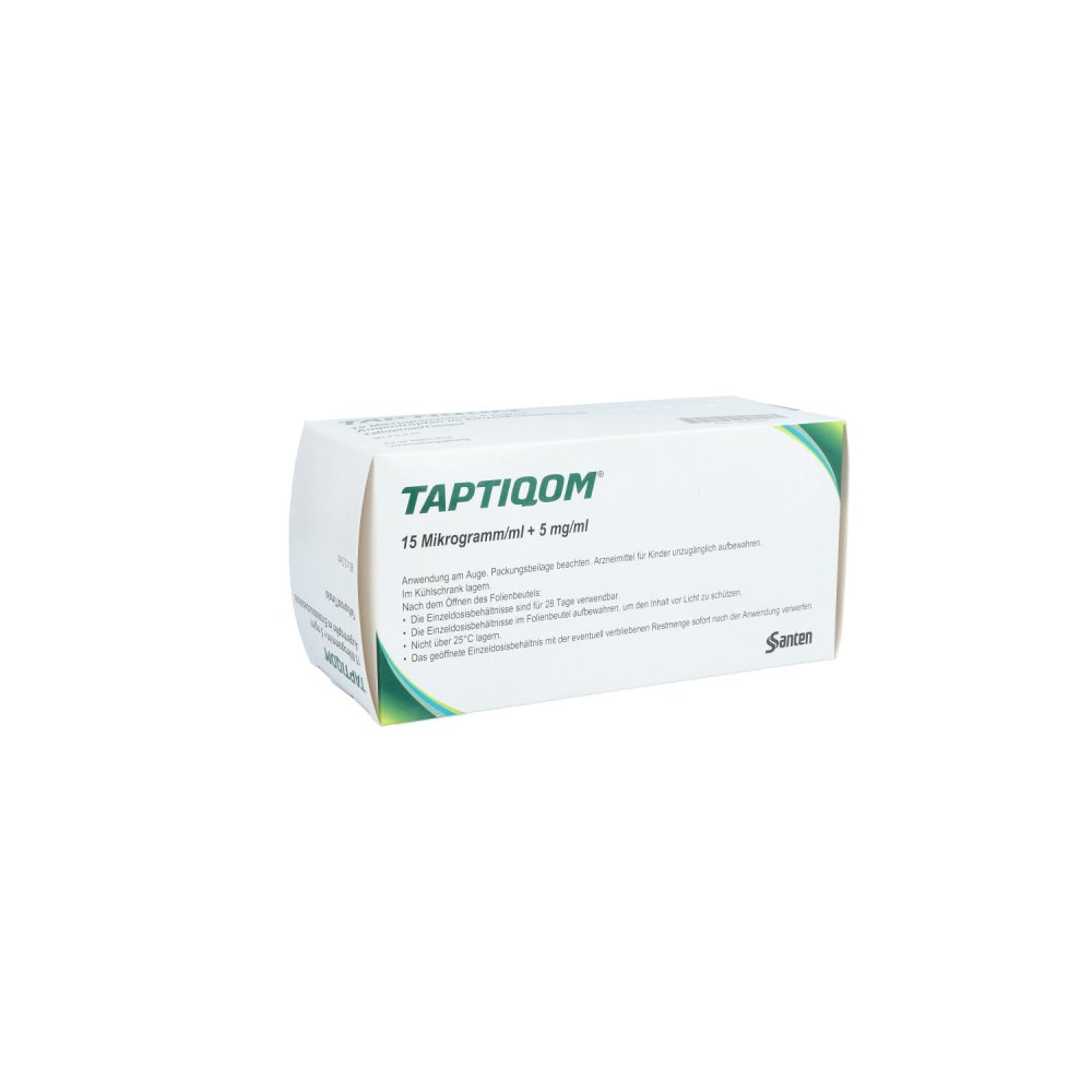 Taptiqom 15 [my]g/ml + 5 mg/ml Augentropfen i.einzeldos 90X0.3 ml
