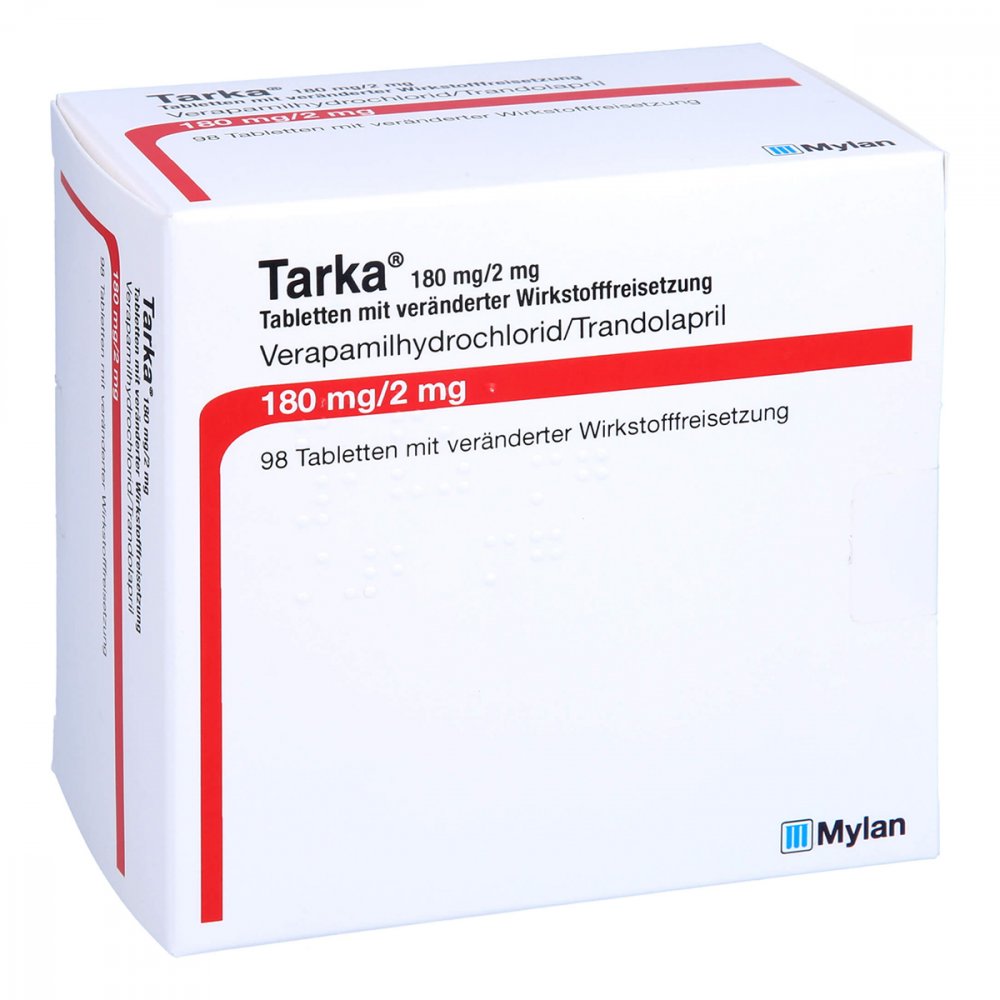 Tarka 180 mg/2 mg Tabletten mit ver.Wirkstofffreis. 98 stk