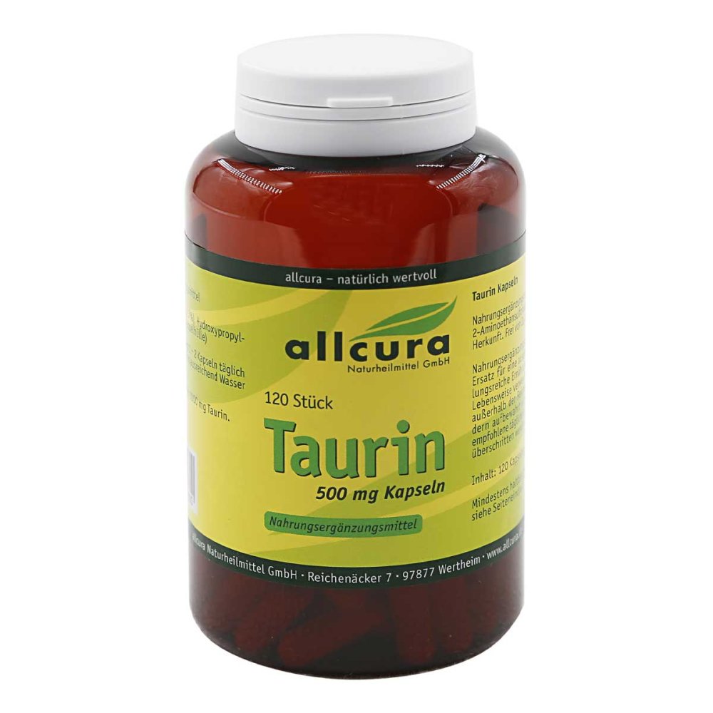 Taurin 500 Mg Kapseln 120 stk online kaufen