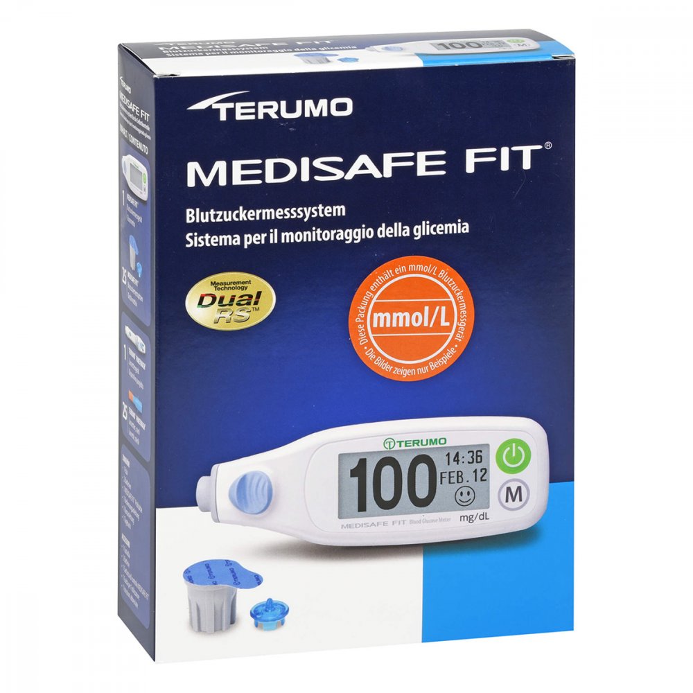 Terumo Medisafe Fit Blutzuckermessgerät mmol/l 1 stk