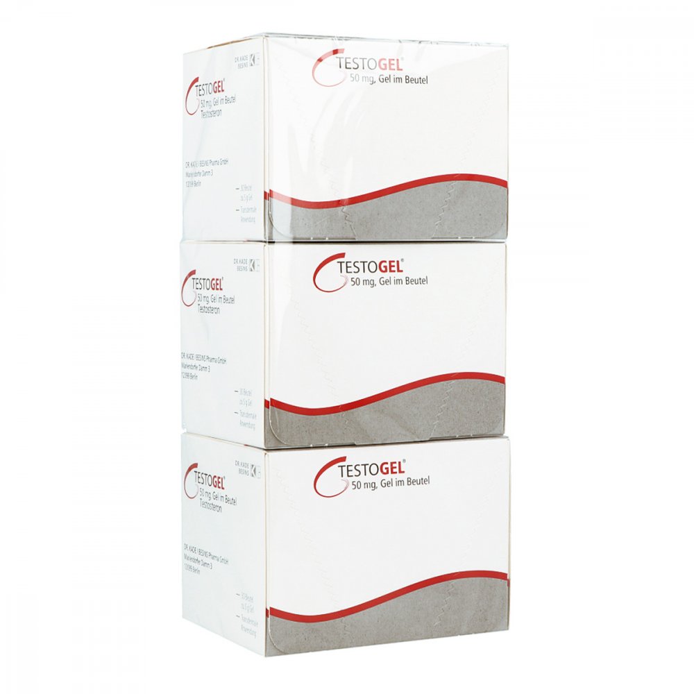 Testogel 50 mg Gel im Beutel 3X30 stk online kaufen