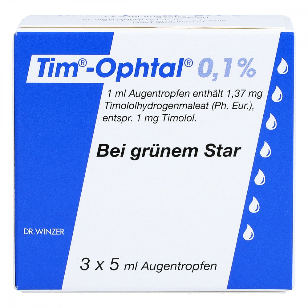 Tim-Ophtal 0,1% 3X5 ml online kaufen günstig bei apo.com
