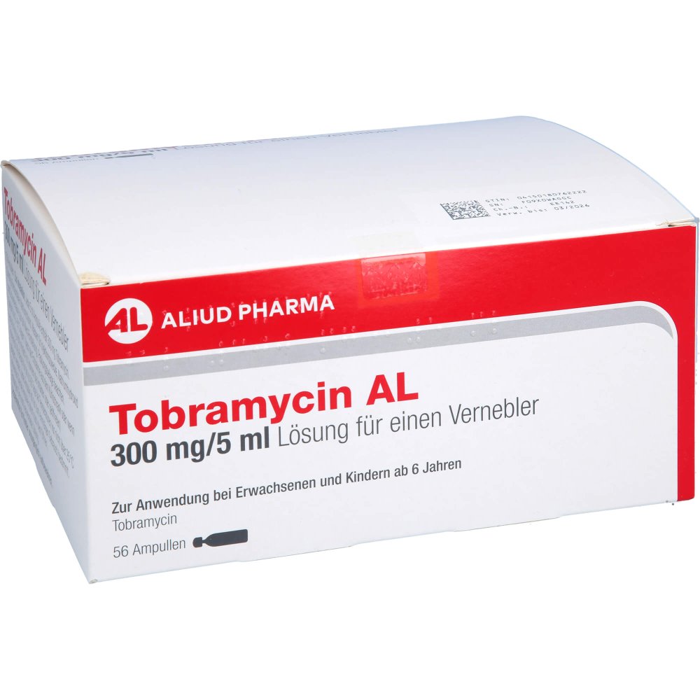 Tobramycin Al 300 Mg/5 Ml Lösung F.e.vernebler 56 stk
