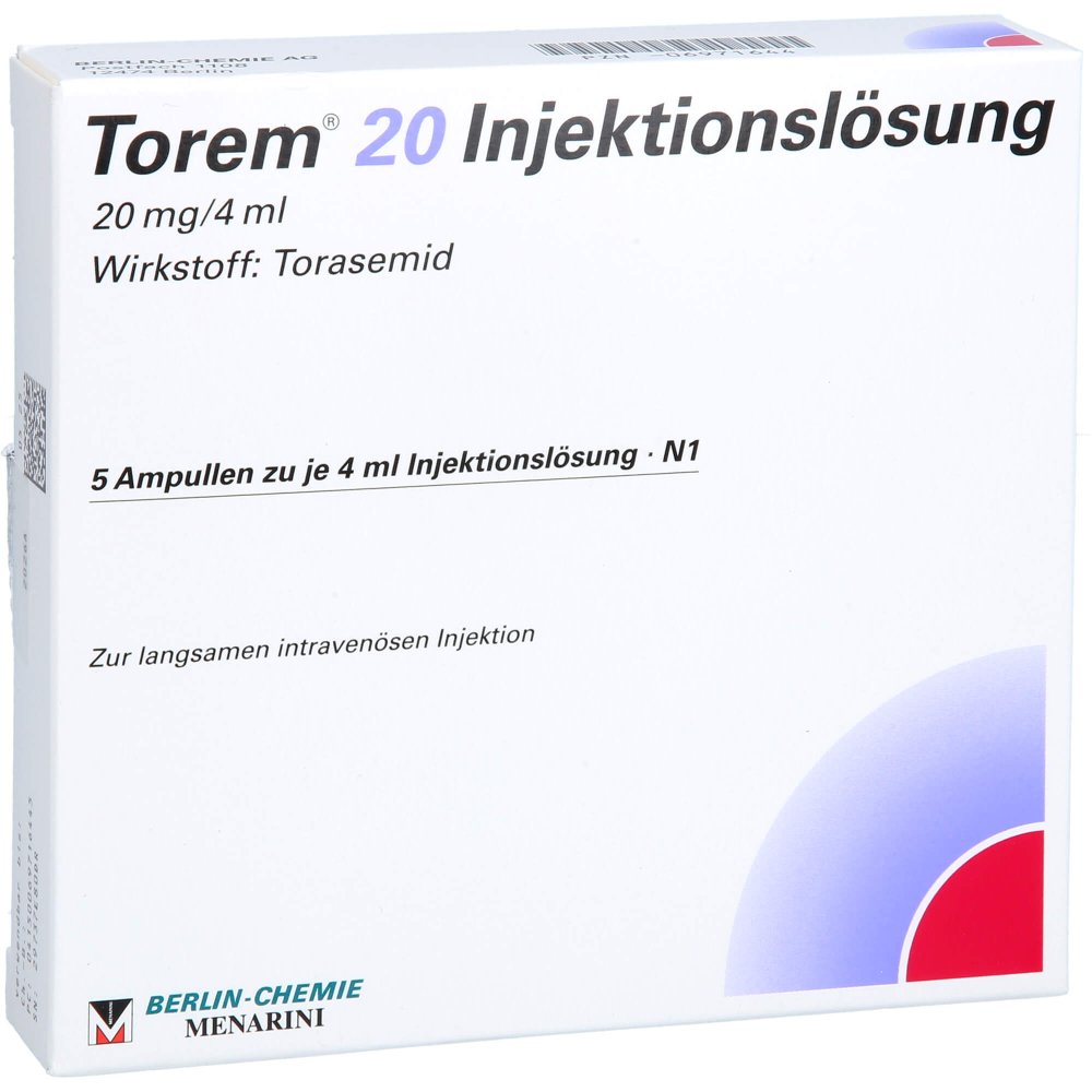 Torem 20 Injektionslösung 5X4 ml online kaufen